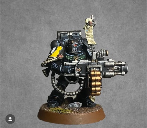 Warhammer 40k Deathwatch Veteran w/ Frag Cannon | eBay