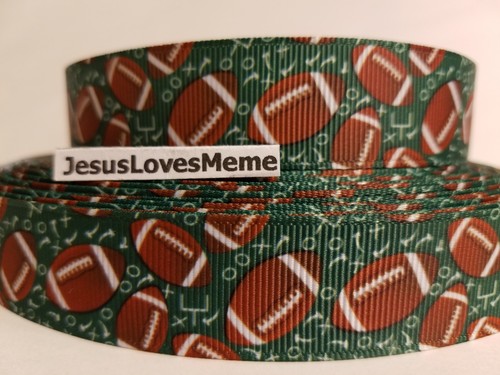 Grosgrain Ribbon Football Field Line Sports Professional College ...