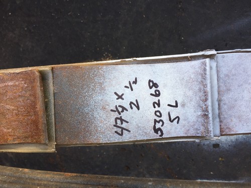 Studebaker leaf spring . 530268, 47 1/4 x 2 1/2. 5 leaf. USED. Item ...