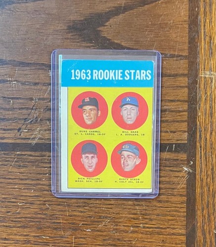 1963 Topps RUSTY STAUB #544 HIGH # RC HOF ROOKIE CARD HALL OF FAME ...