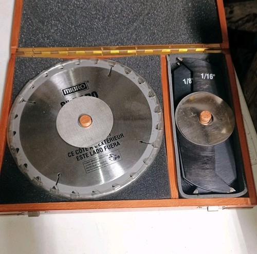 MIBRO 8" Carbide Stacking Dado Blade Set 14 Piece Pack Groove Saw NEW ...