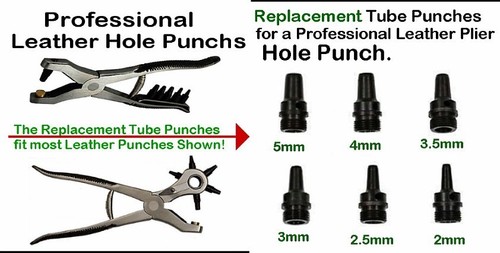 Replacement Punch Tubes ~ Professional Leather Hole 6 Sizes of Tubes | eBay