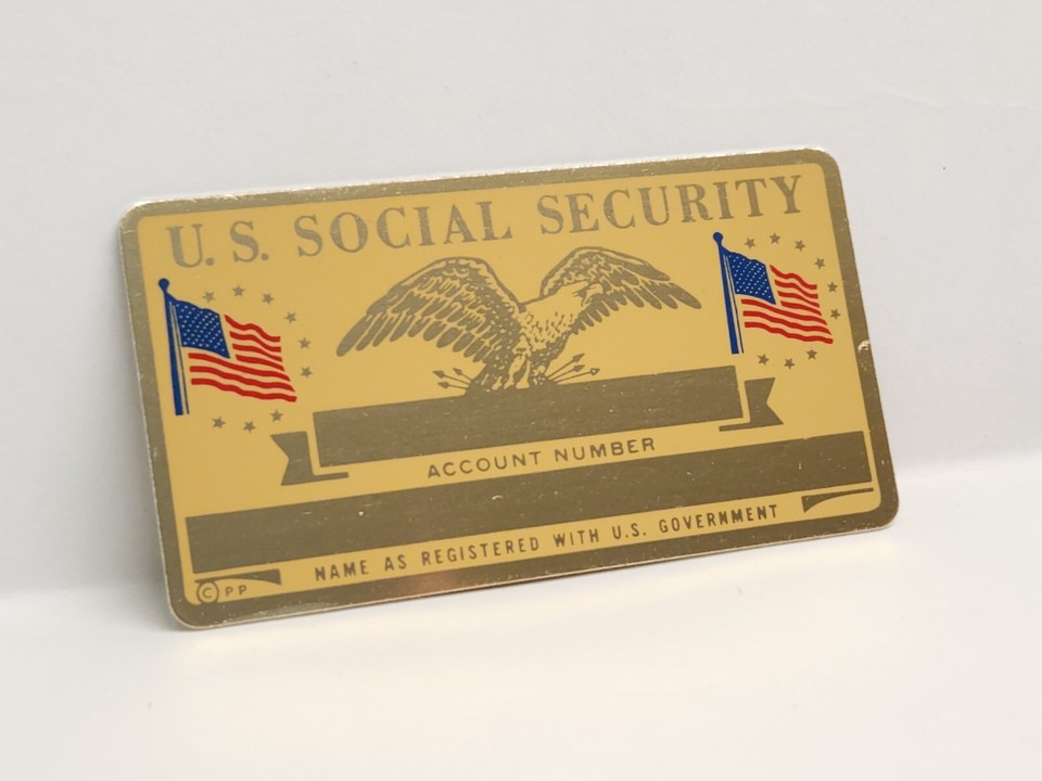 metal social security card products for sale | eBay