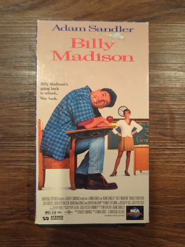 1995 Billy Madison VHS Movie Film Adam Sandler | eBay