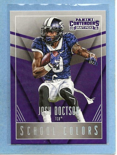 JOSH DOCTSON - 2016 Contenders Draft Picks - "School Colors" - #7 - $1 ...