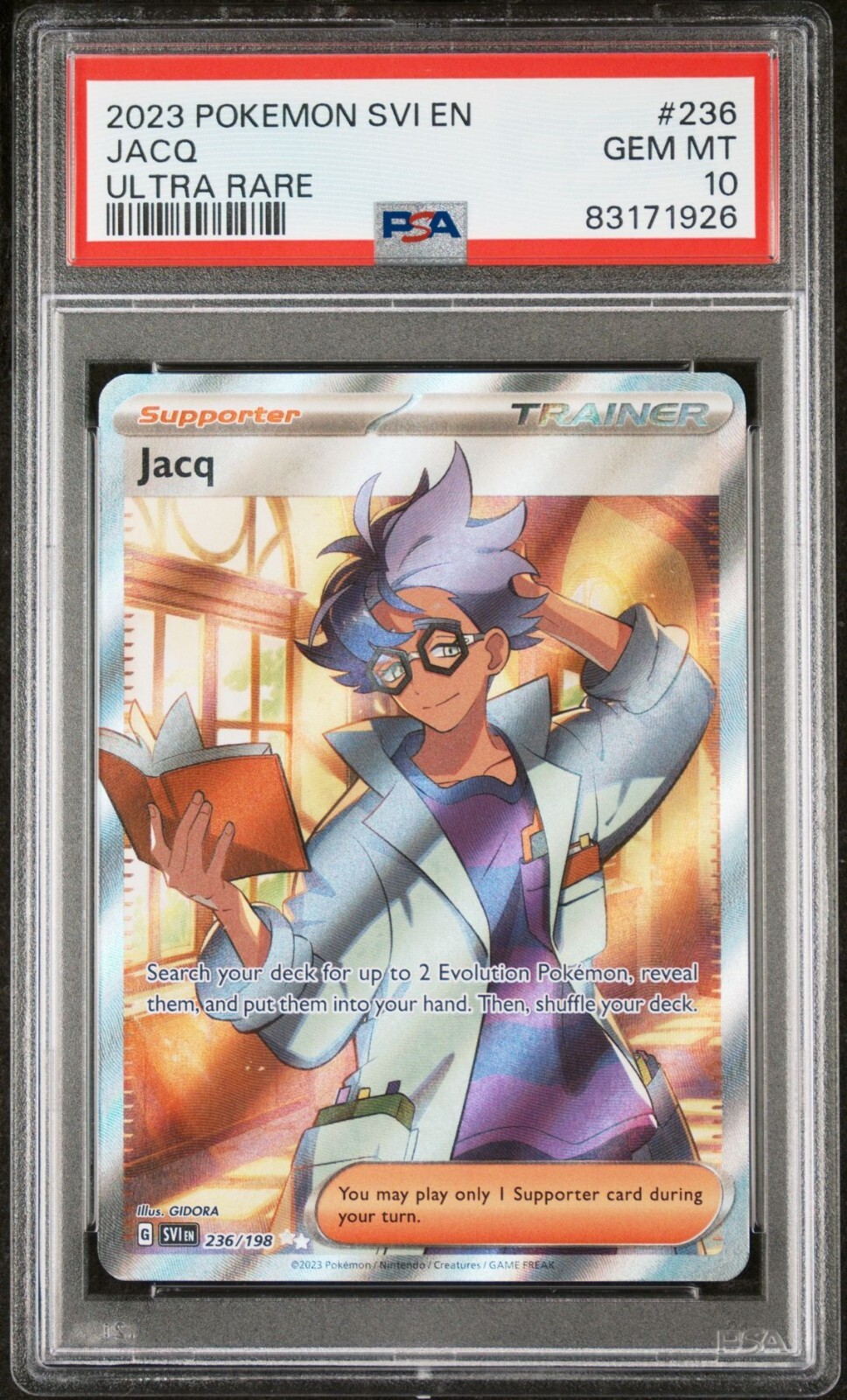 Jacq 2023 Scarlet & Violet #236/198 Ultra Rare (Full Art) Price Guide ...