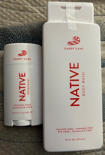 Brand New Native Candy Cane Body Wash & Deodorant | eBay