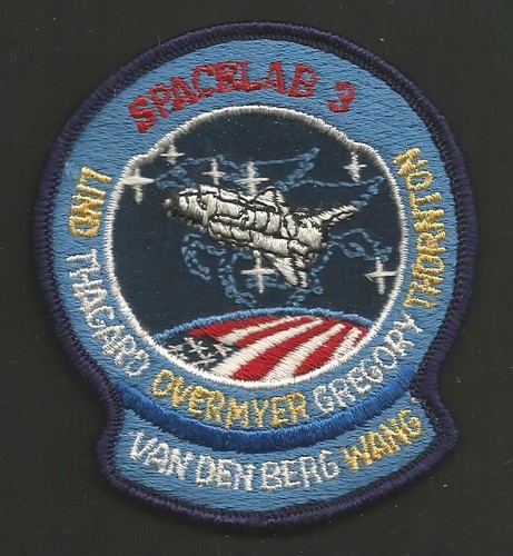 SHUTTLE CHALLENGER STS-51-B SPACELAB 3 PATCH 4" | eBay