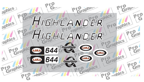 LULL HIGHLANDER 644 Aftermarket Decals | eBay