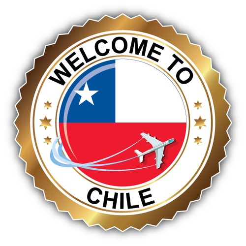 Chile Flag Welcome Label Car Bumper Sticker Decal 5'' x 5'' | eBay