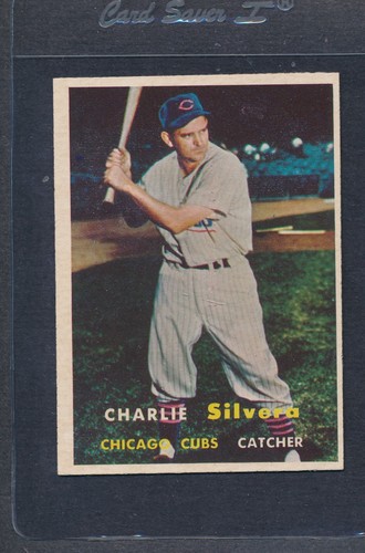 1957 Topps #255 Charlie Silvera Cubs EX/MT *3187 | eBay