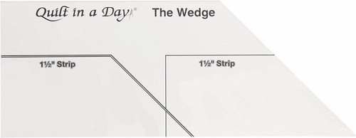 Quilt in a Day The Wedge Ruler Clear | eBay