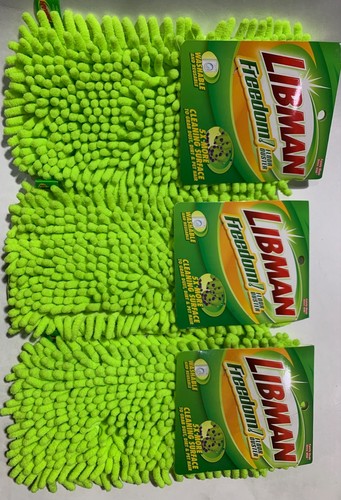 Libman Freedom Floor Duster Microfiber Fingers Cleaning Pads (Pack of 3 ...