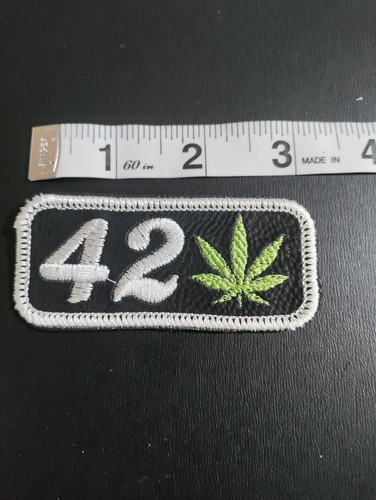 420 Weed Leaf Stoner Embroidered Iron-On/Sew-On Patch | eBay