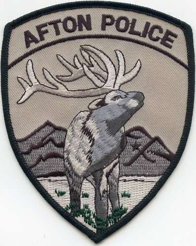 AFTON WYOMING WY subdued POLICE PATCH | eBay