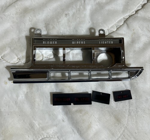 1958 Edsel Citation Dashboard Dash Lighter Wiper Blower Button Bezel ...
