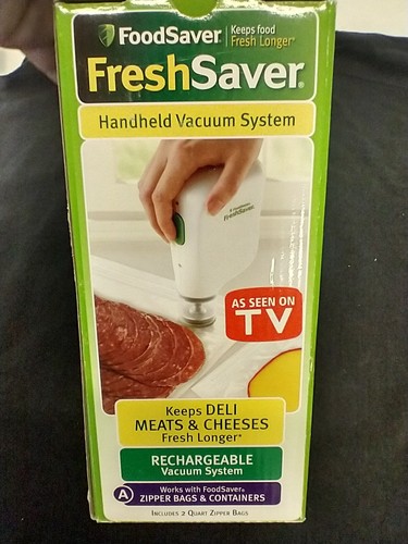 FoodSaver FreshSaver Handheld Vacuum System Includes 2 Bags for sale ...