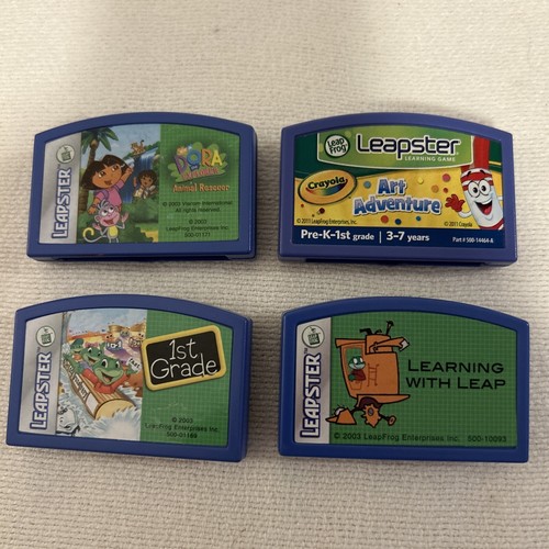 Lot Of 4 Used Leapster Cartridges | eBay