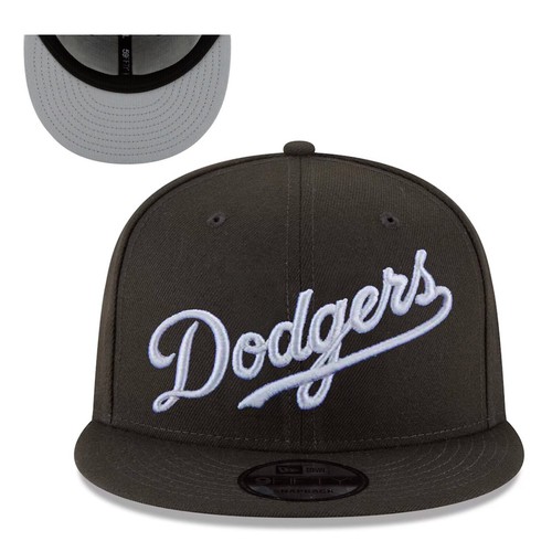 Los Angeles Dodgers Script Logo 9FIFTY Adjustable Snap Back New Era Cap ...