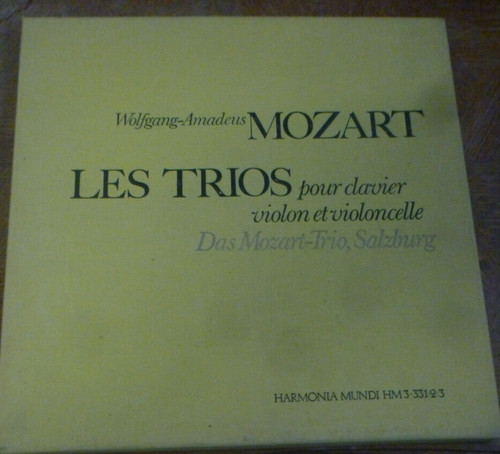 DAS MOZART-TRIO SALZBURG / MOZART the trios / HARMONIA MUNDI | eBay
