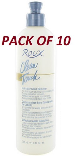 Roux Clean Touch Hair Color Stain Remover, 11.8 oz - PACK OF 10 ...
