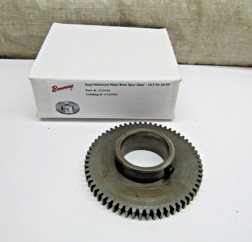 Browning NSS2460 Spur Gear 24DP, 60 Teeth, 14.5PA, 1" Bore with Set ...