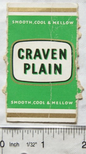 vintage Craven Plain Cigarette Packet (Front Only) | eBay