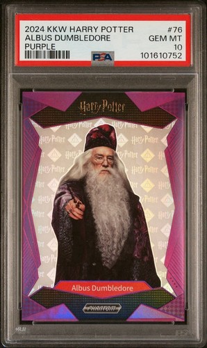 Albus Dumbledore 2024 Kakawow Phantom Harry Potter Purple Refractor ...