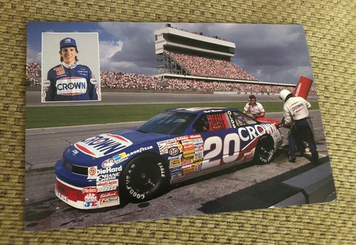 Vintage 1990 Rob Moroso #20 Crown Nascar Postcard | eBay