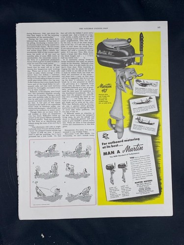 Magazine Ad* - 1948 - Martin Outboard Motors - Model "40" | eBay