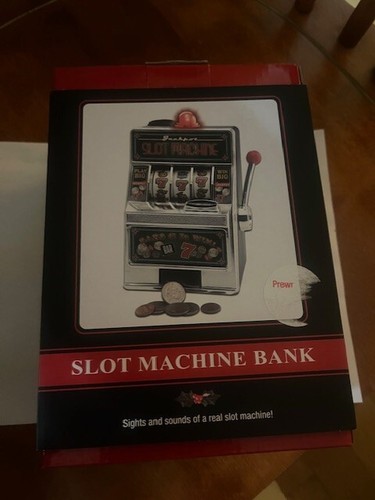 Mini Slot Machine Bank Original Fun Workshop New | eBay