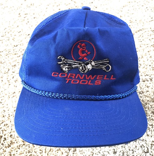 CORNWELL TOOLS Embroidered Logo Hat SnapBack Dad Cap Blue Mesh Cap by ...