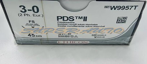 A Box of 24 packets 3-0 W9957T Non-absorbable sutures Sutures | eBay