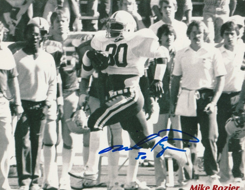 Mike Rozier Autographed 8x10 Pittsburgh Maulers USFL Free Shipping #1 ...