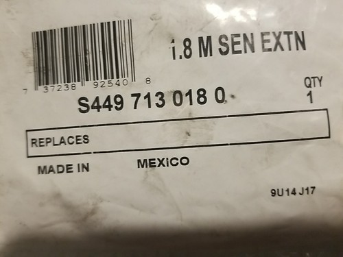 Meritor WABCO 4497130180 ABS Sensor Extension Cable 1.8 M for sale ...