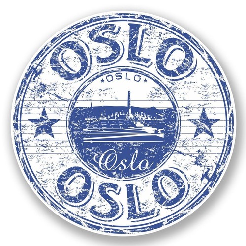 2 x Oslo Norway Vinyl Sticker Laptop Travel Luggage Car #5911Â | eBay