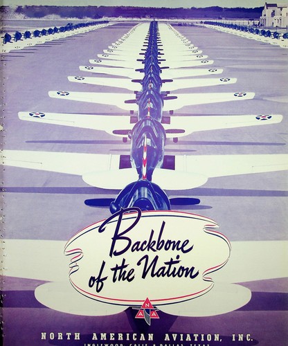 Original WW2 North American "Backbone of a Nation" Ad | eBay