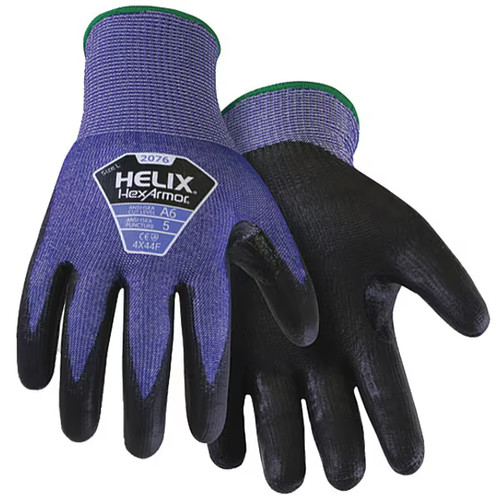 Helix Hexarmor 2076 13ga Cut Resistant A6 Abrasion A5- XXL/11 -FREE ...