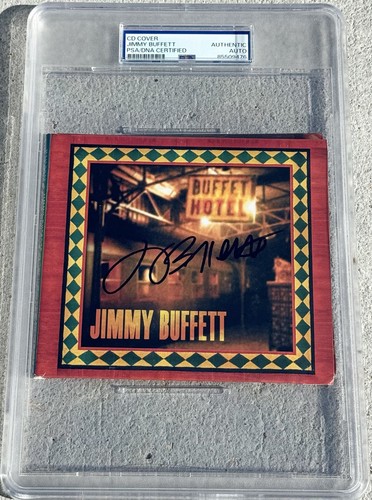 Jimmy Buffett Signed Autographed Buffett Hotel CD Booklet PSA/DNA ...
