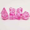 White Pearl Dice Set 7 Dice Set RPG Polyhedral DND Dungeons Dragons ...
