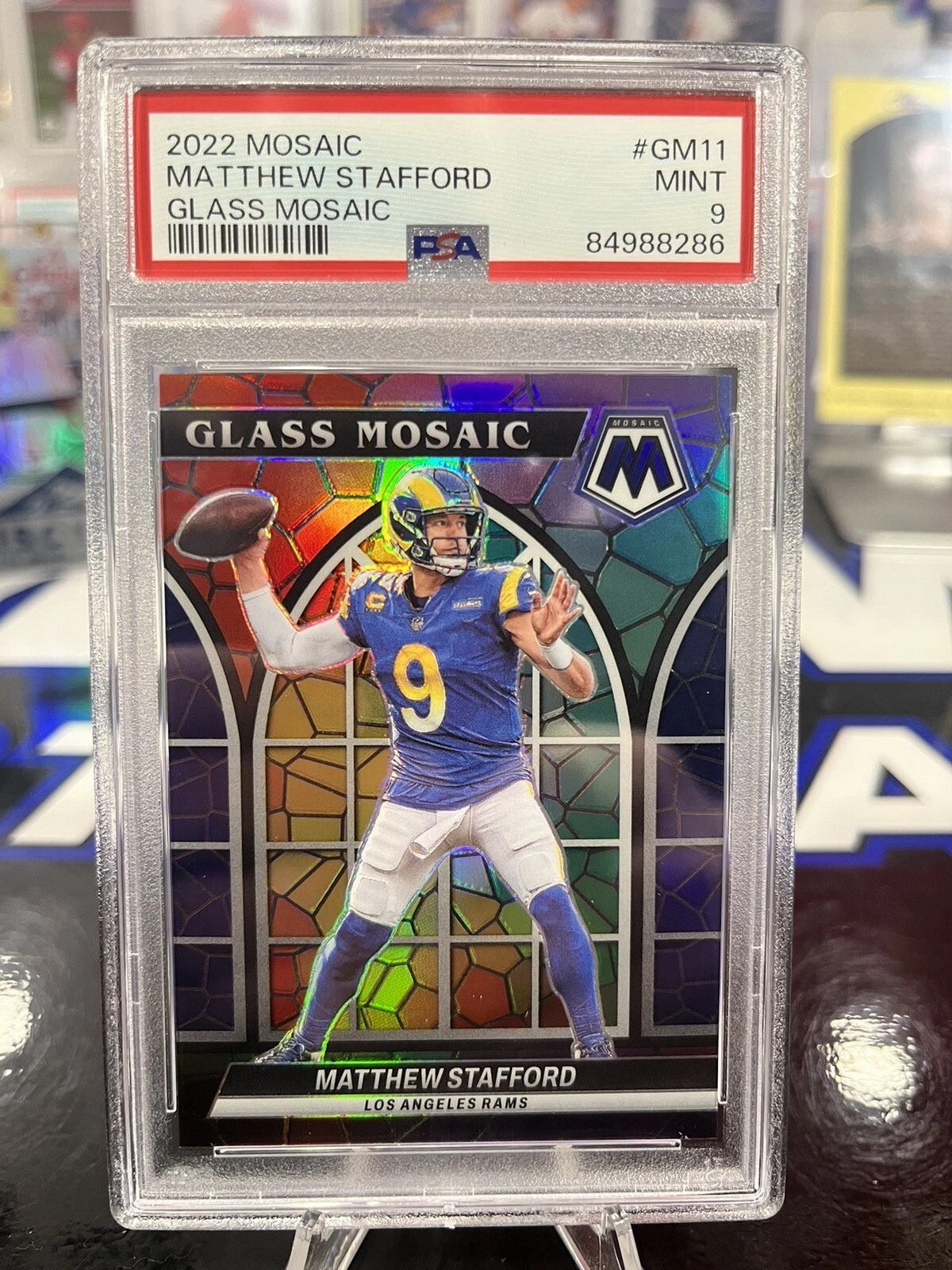Matthew Stafford 2022 Mosaic #GM-11 Glass Mosaic /(SSP) Price Guide ...