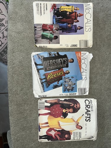 Mccalls halloween patterns crayons 3887 hershey 4956 fruit 3420 | eBay