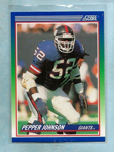 PEPPER JOHNSON - 1990 Score - #361 - Giants - Comb. Shipping | eBay