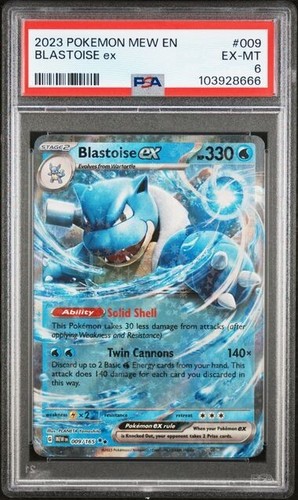 BLASTOISE ex 2023 Pokemon MEW EN 151 #009 PSA 6 EX-MT *mw | eBay