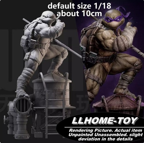 Anime Donatello Resin 3D Print GK Kit Figure DIY Model Unpainted | eBay