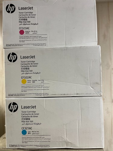 Lot of 3 GENUINE OEM HP 653A CF321A CF322A & CF323A C/Y/M sealed box | eBay