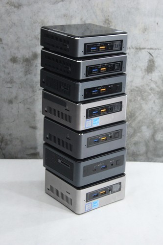 Lot of 7 Intel NUC Mini PCs -AS-IS FOR PARTS- 5 NUC7's, One NUC8 and ...