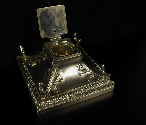 British Inkwell from Sheffield Hawksworth Eyre Silver 1899 Ag 925 | eBay