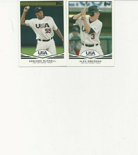 2011 TOPPS USA(1) Alex Bregman(MINT) & (1) ADDISON RUSSELL | eBay