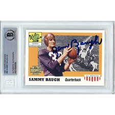 Sam Baugh Rookie Card